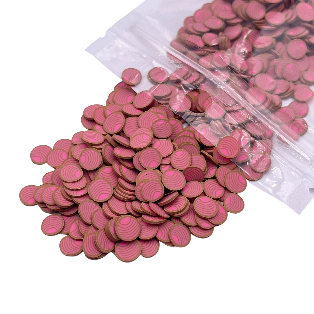 Pink Concha Polymer Clay Sprinkles, Pan Dulce Sprinkles, Fake Sprinkles ...