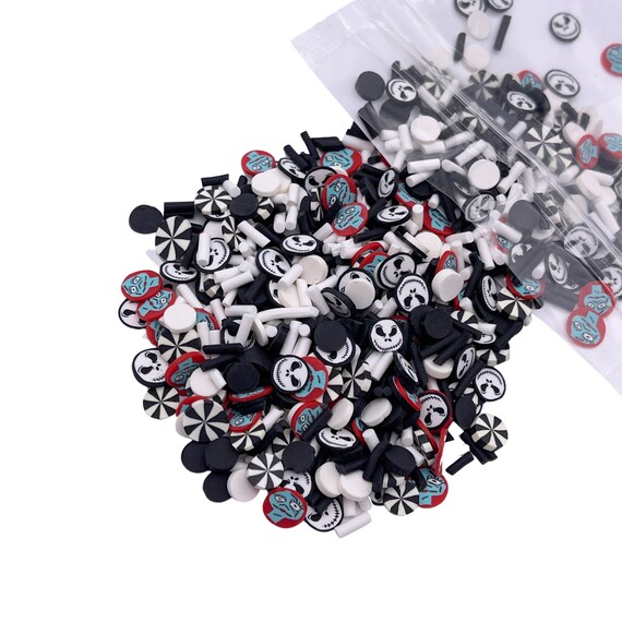 Skeleton Mix Polymer Clays Halloween Polymer Clay Slices - Etsy