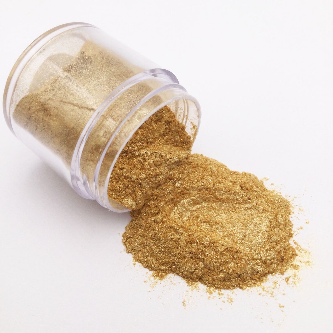 CHAMPAGNE GOLD Mica Powder Pigment, Cosmetic Grade, Mica Powder for ...