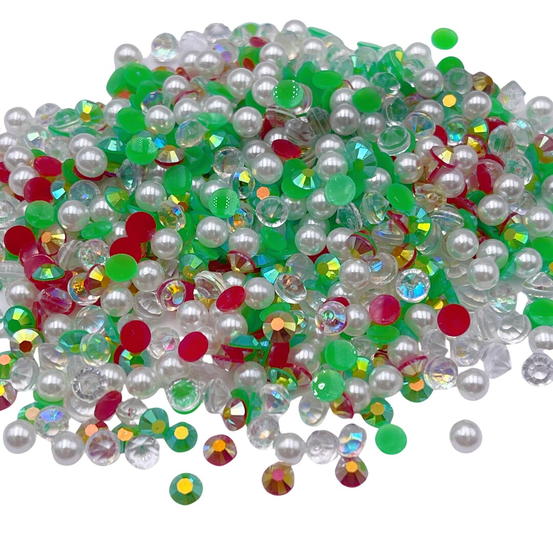 Holiday Glam Mix, Christmas Fake Sprinkles With Pearls, Fake Sprinkles ...