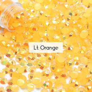 BULK Jelly Resin Rhinestones 5000pcs/3000pcs, Choose Size and Color ...