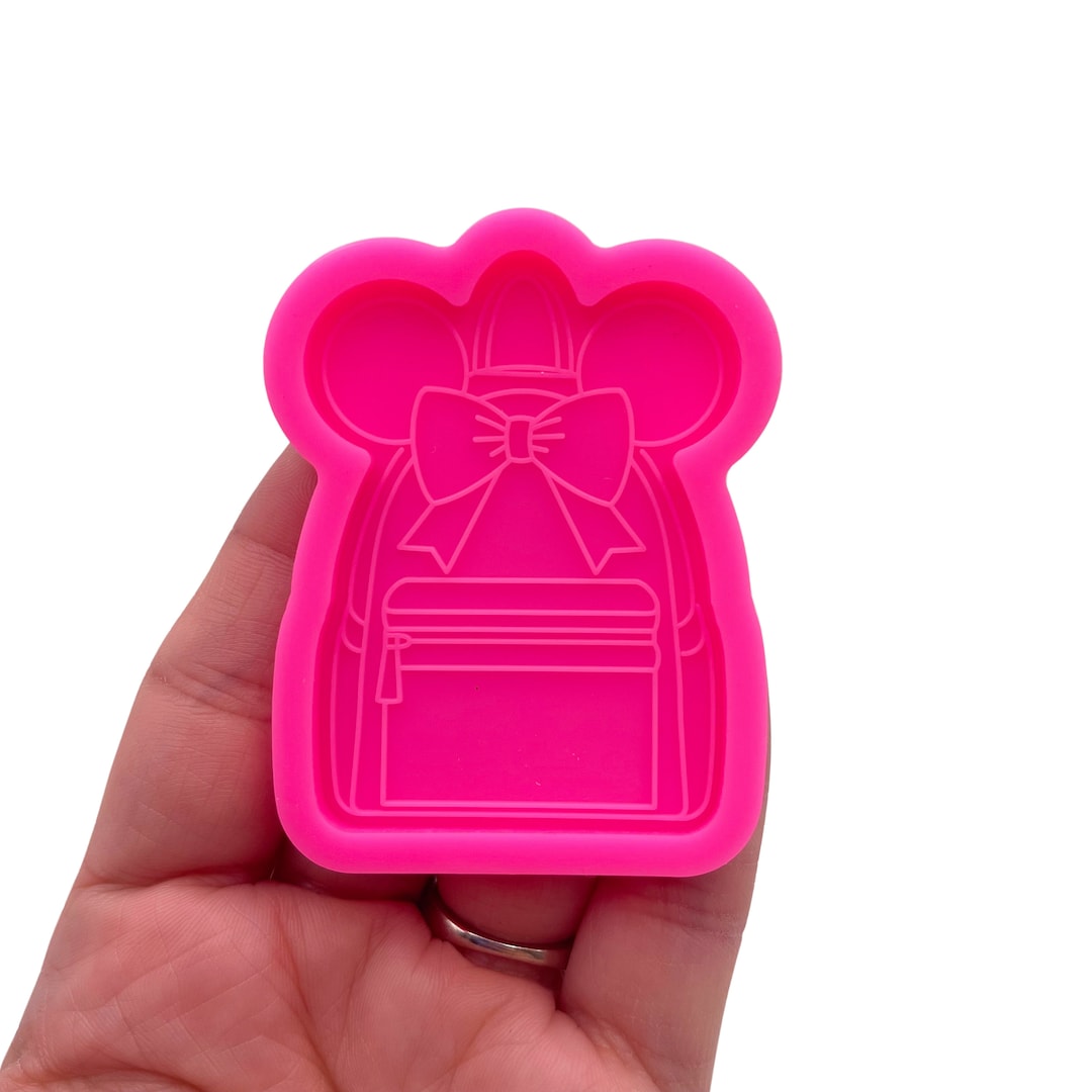 Mouse Backpack Phone Grip Silicone Mold, Shiny Mold, Silicone Molds for ...