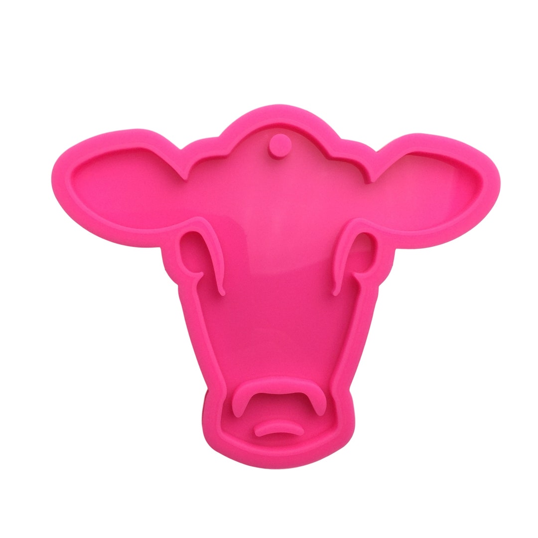 Cow Head Silicone Mold, Shiny Mold, Silicone Molds for Epoxy Crafts ...