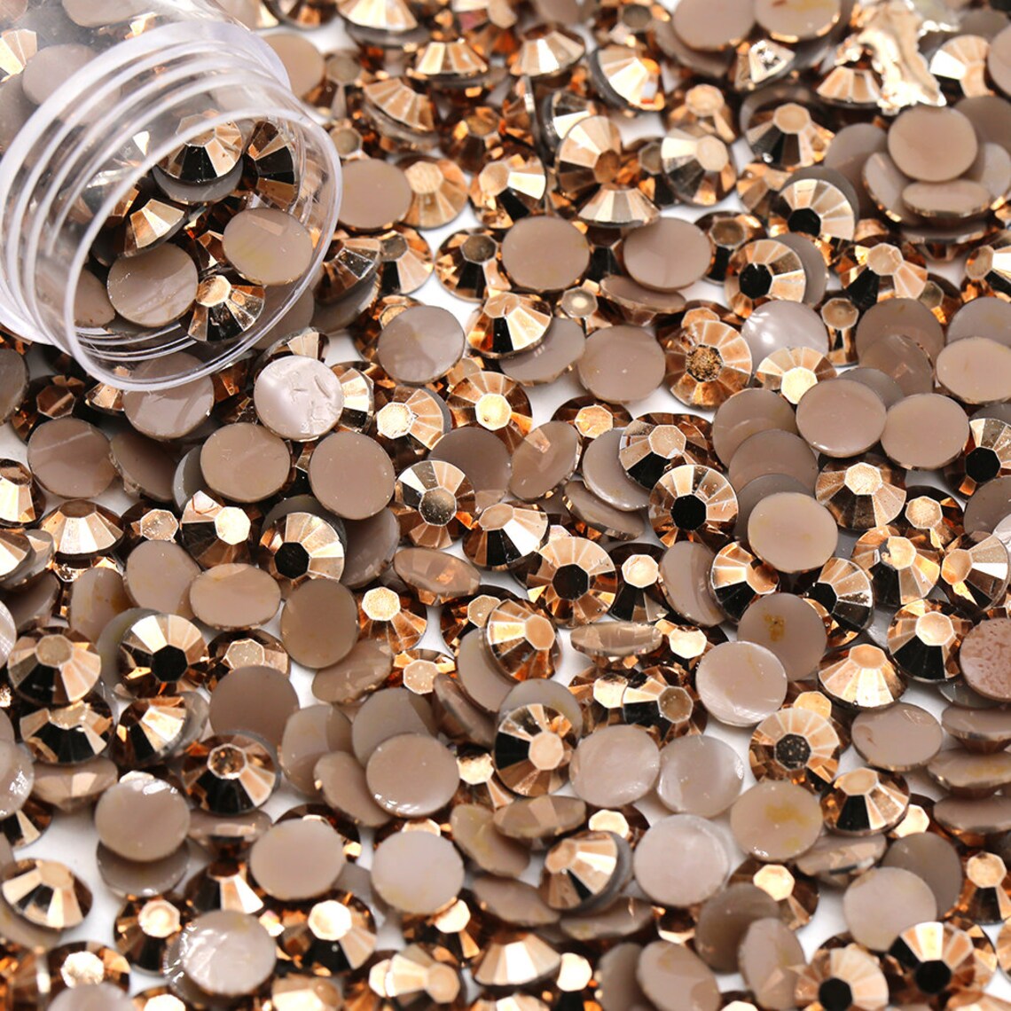 Copper Jelly Flatback Resin Rhinestones Pack of 1000 Choose - Etsy
