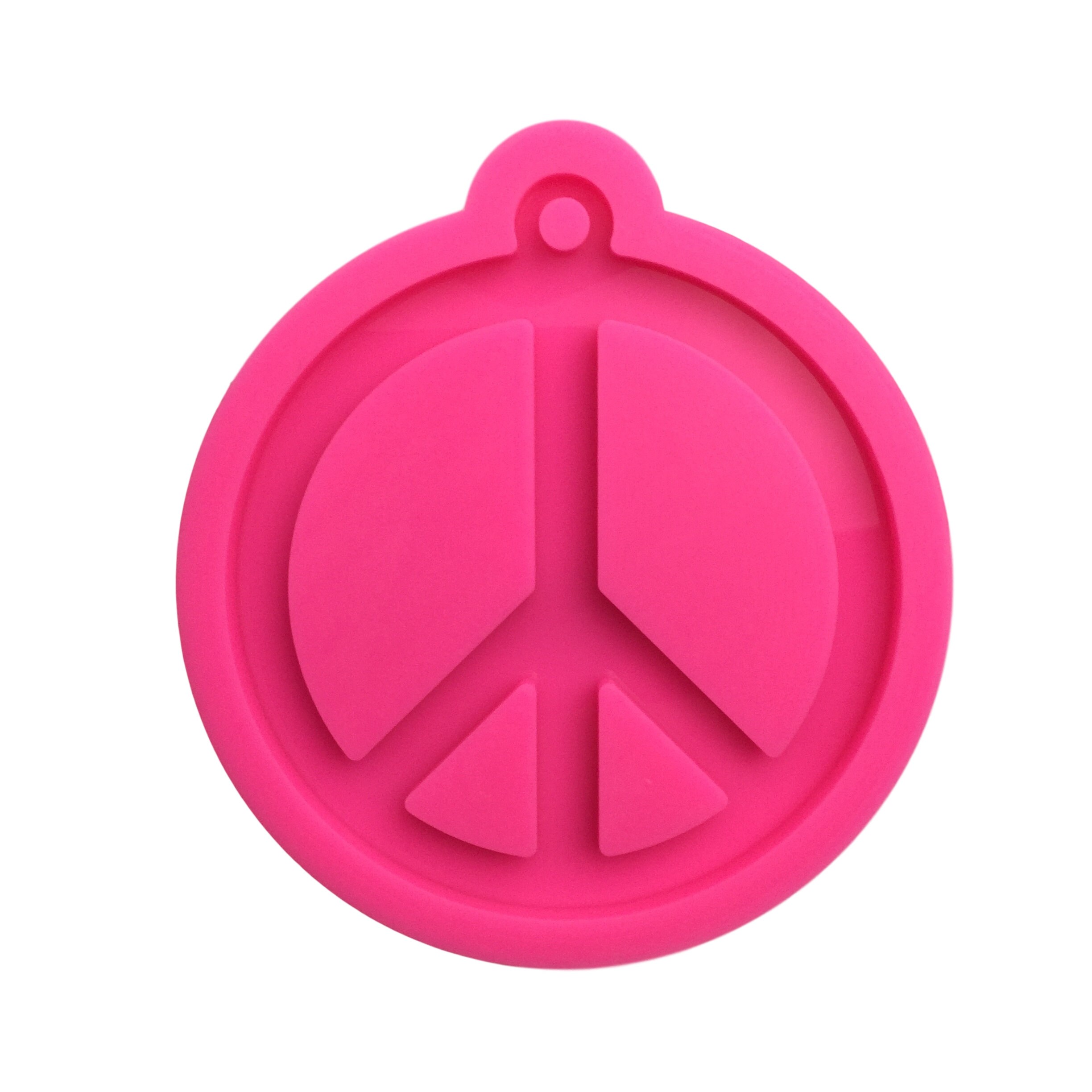Peace Sign Silicone Mold Shiny Mold Silicone Molds for Epoxy - Etsy