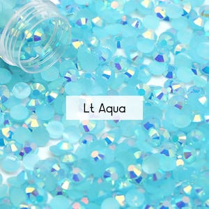 BULK Jelly Resin Rhinestones 5000pcs/3000pcs, Choose Size and Color ...