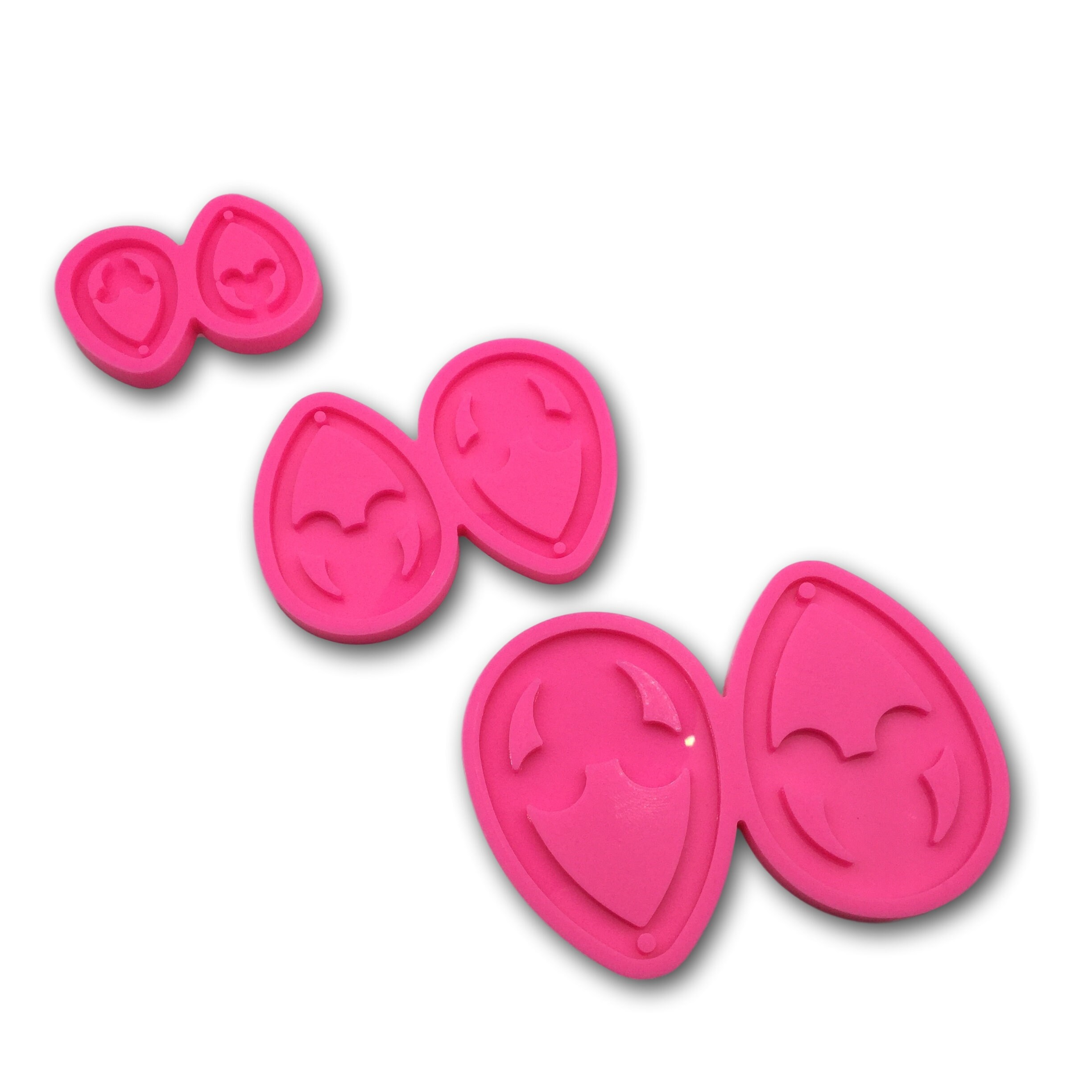 Shiny Mouse Teardrop Earring Mold, Shiny Silicone Molds for Epoxy ...