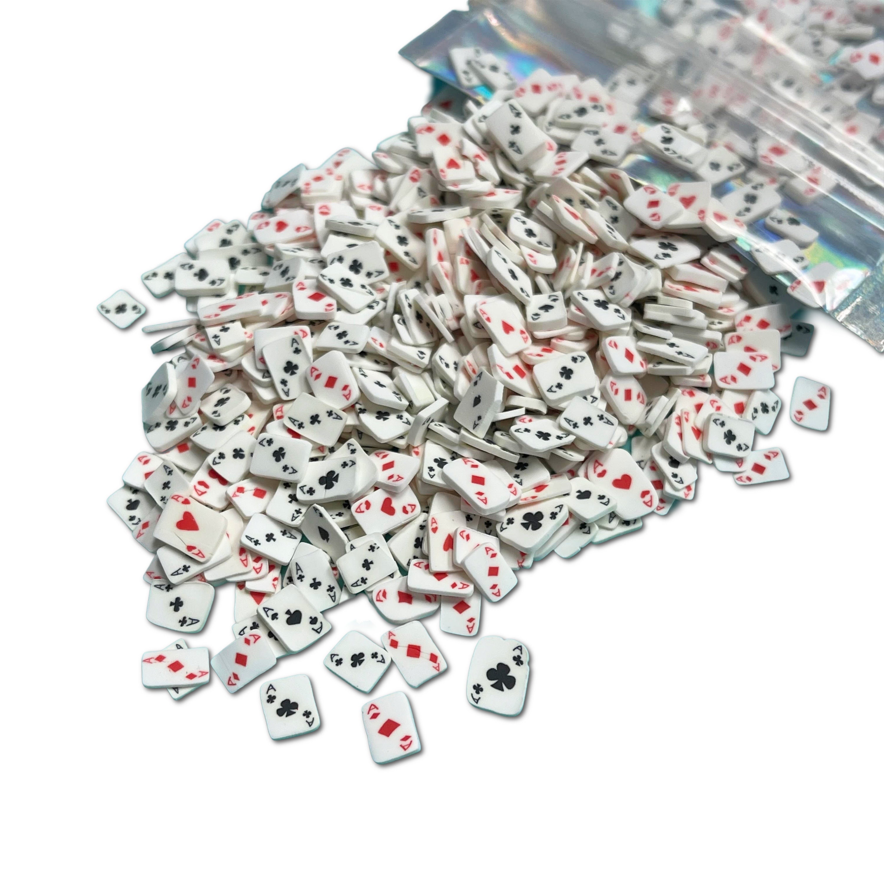 PLAYING CARDS Polymer Clay Slices Polymer Clay Fake - Etsy