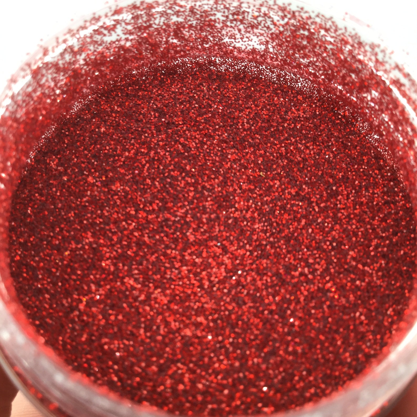 RED HOLOGRAPHIC Ultra Fine Loose Glitter, Polyester Glitter, Solvent ...