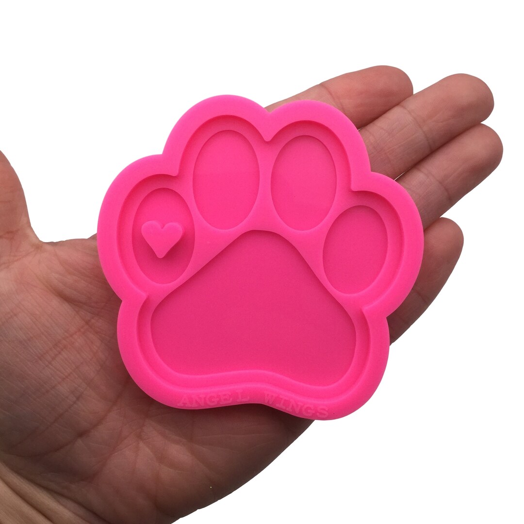 Dog Paw Mold, Shiny Mold, Silicone Molds for Epoxy Crafts, Resin Craft ...