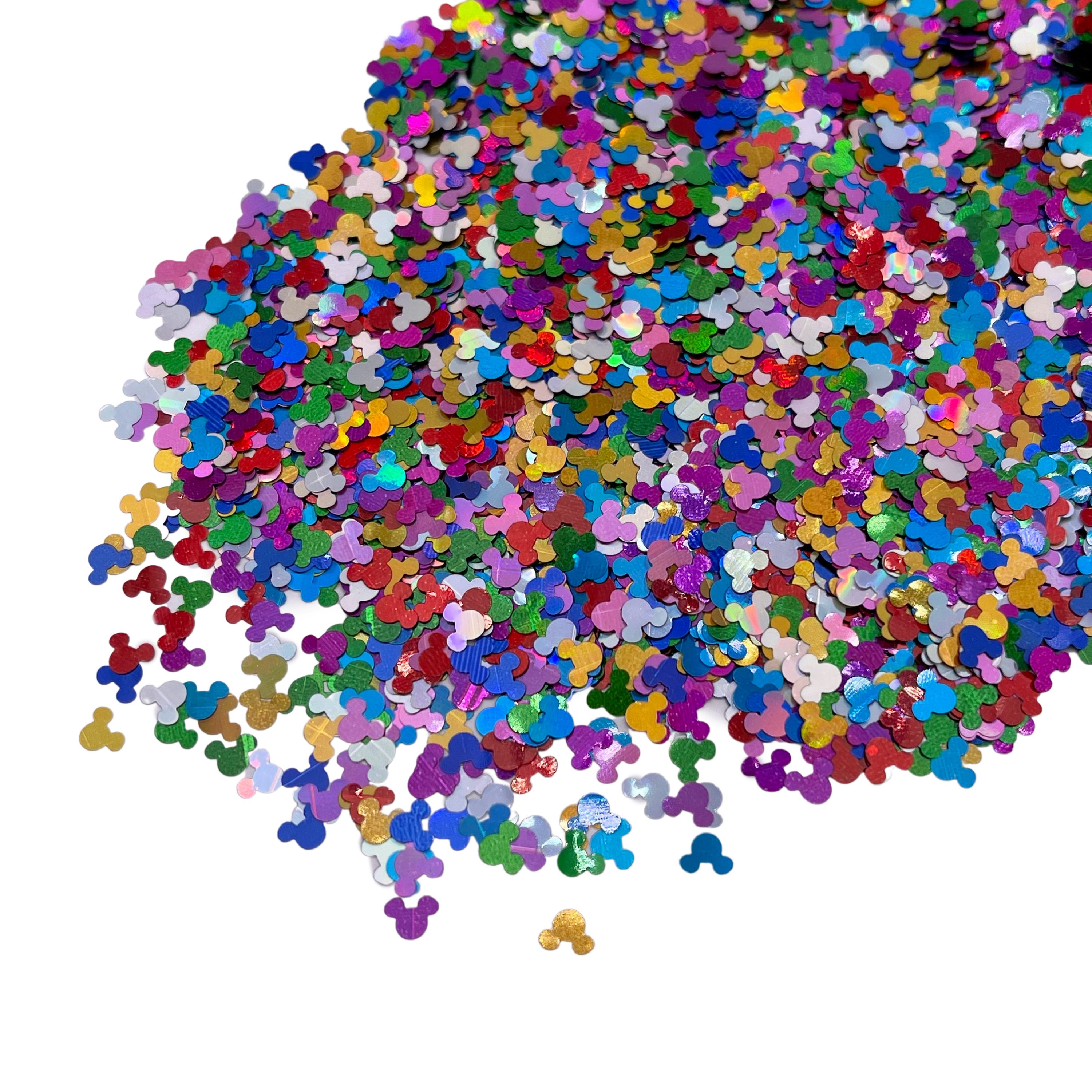 Mouse Ears Shape Glitter 1 OUNCE Solvent Resistant - Etsy