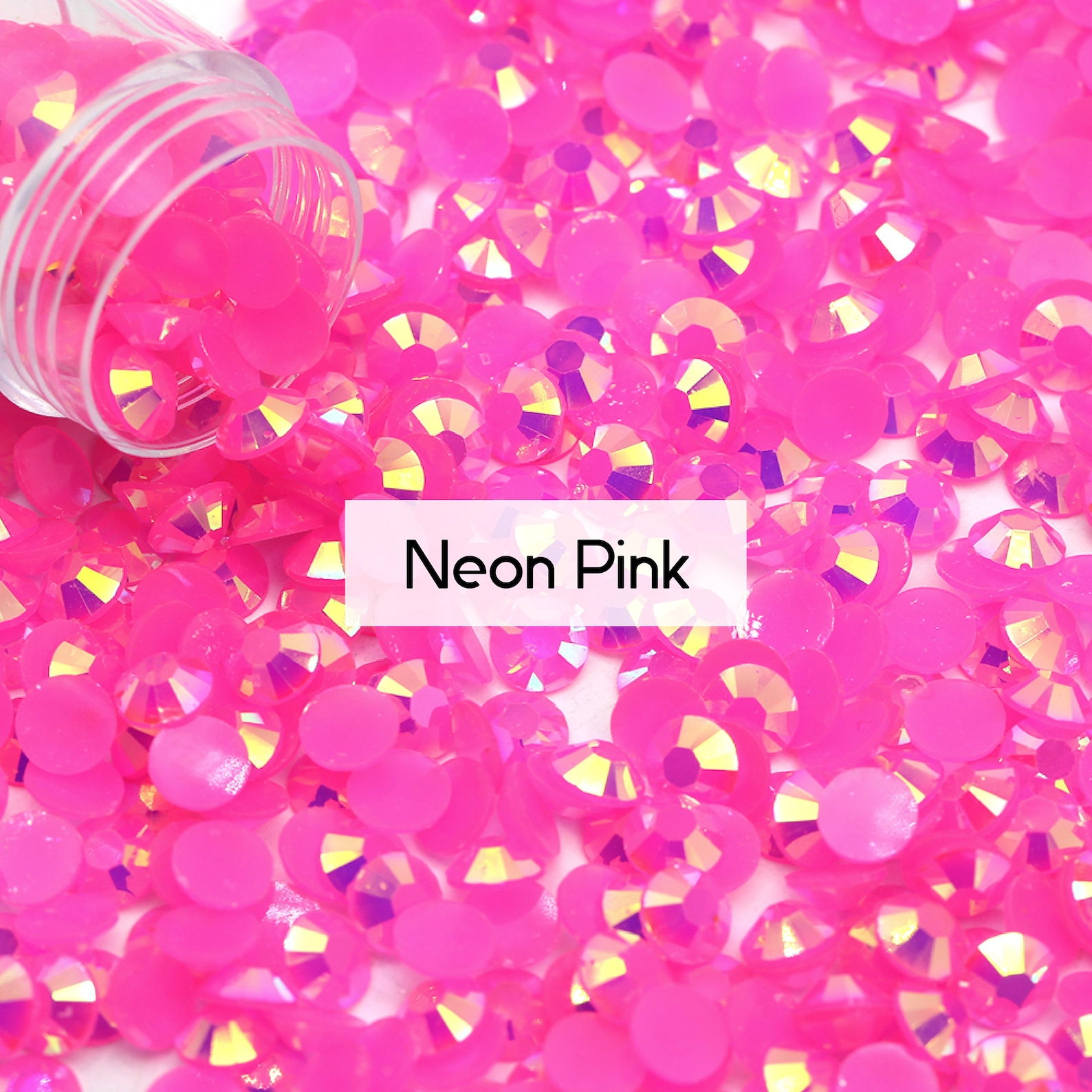 BULK Jelly Resin Rhinestones 5000pcs/3000pcs Choose Size and - Etsy