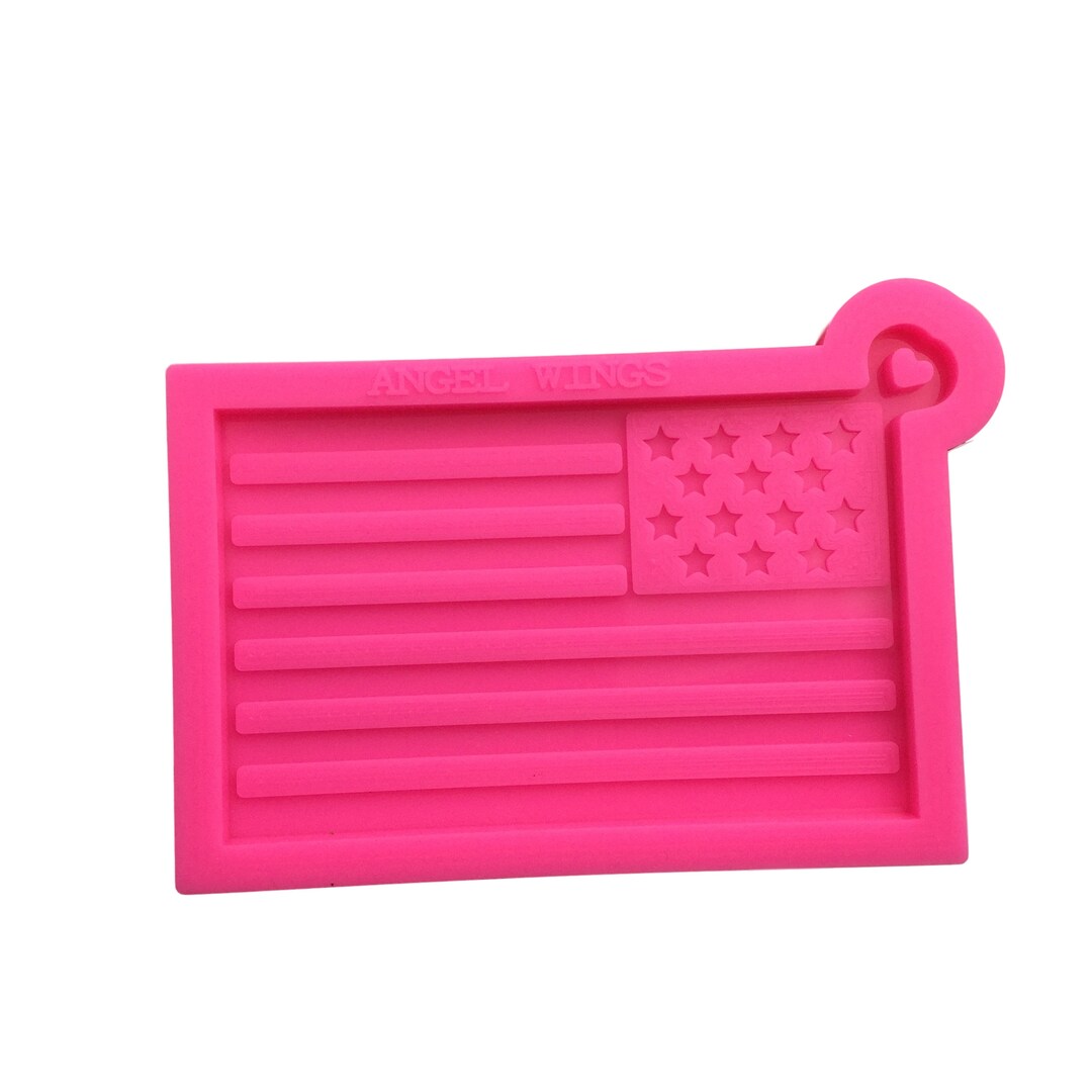 USA Flag Silicone Mold, Shiny Mold, Silicone Molds for Epoxy Crafts ...