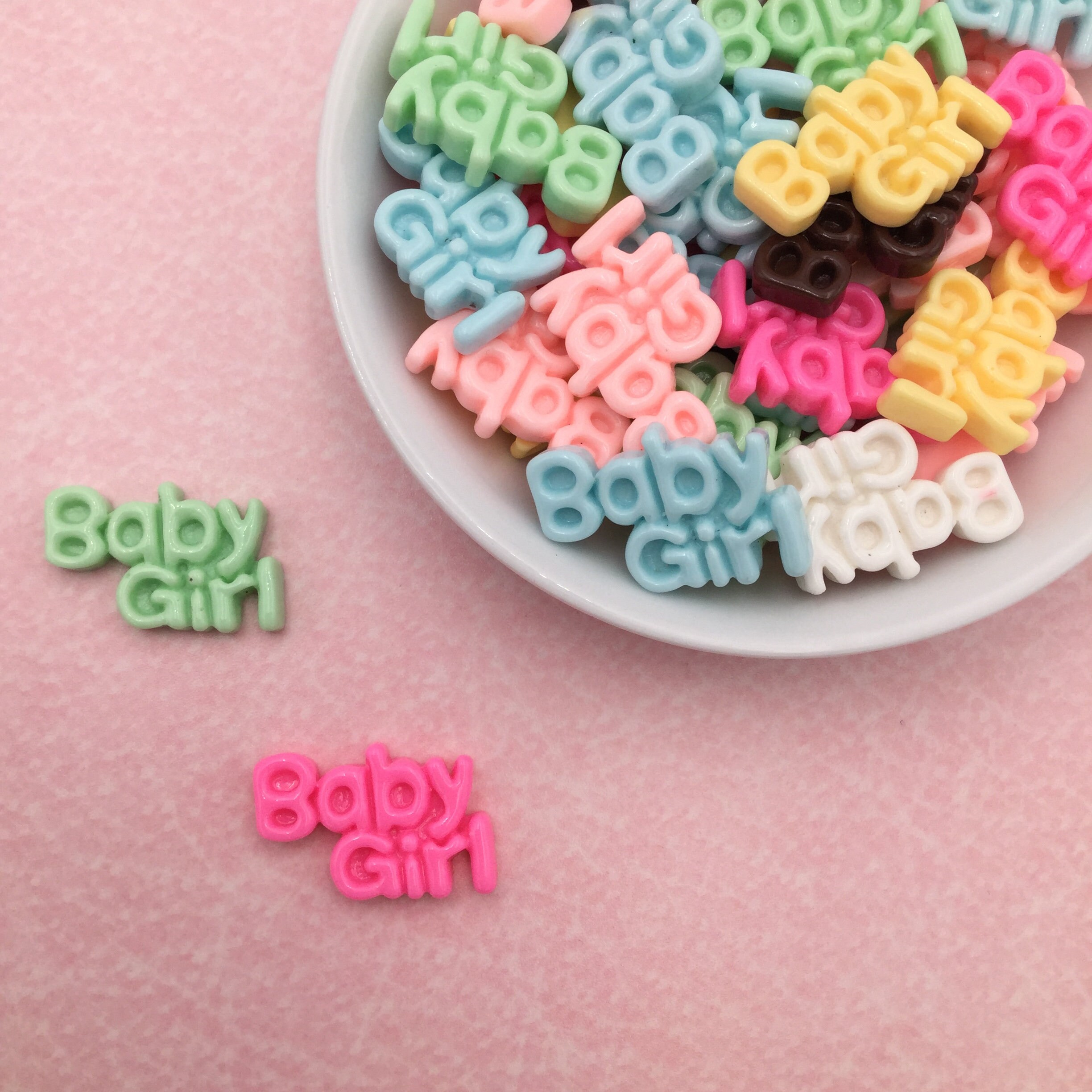 4 Miniature Baby Girl Cabochons Kawaii Music Cabochon Cute - Etsy