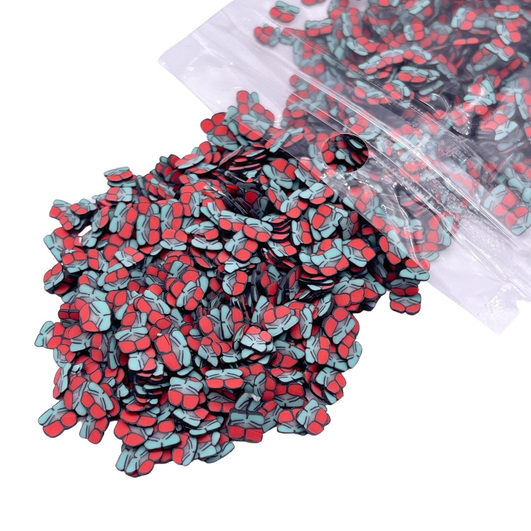 Cherry Polymer Clay Slices, Fruit Clays, Fake Sprinkles, Clay Slices ...