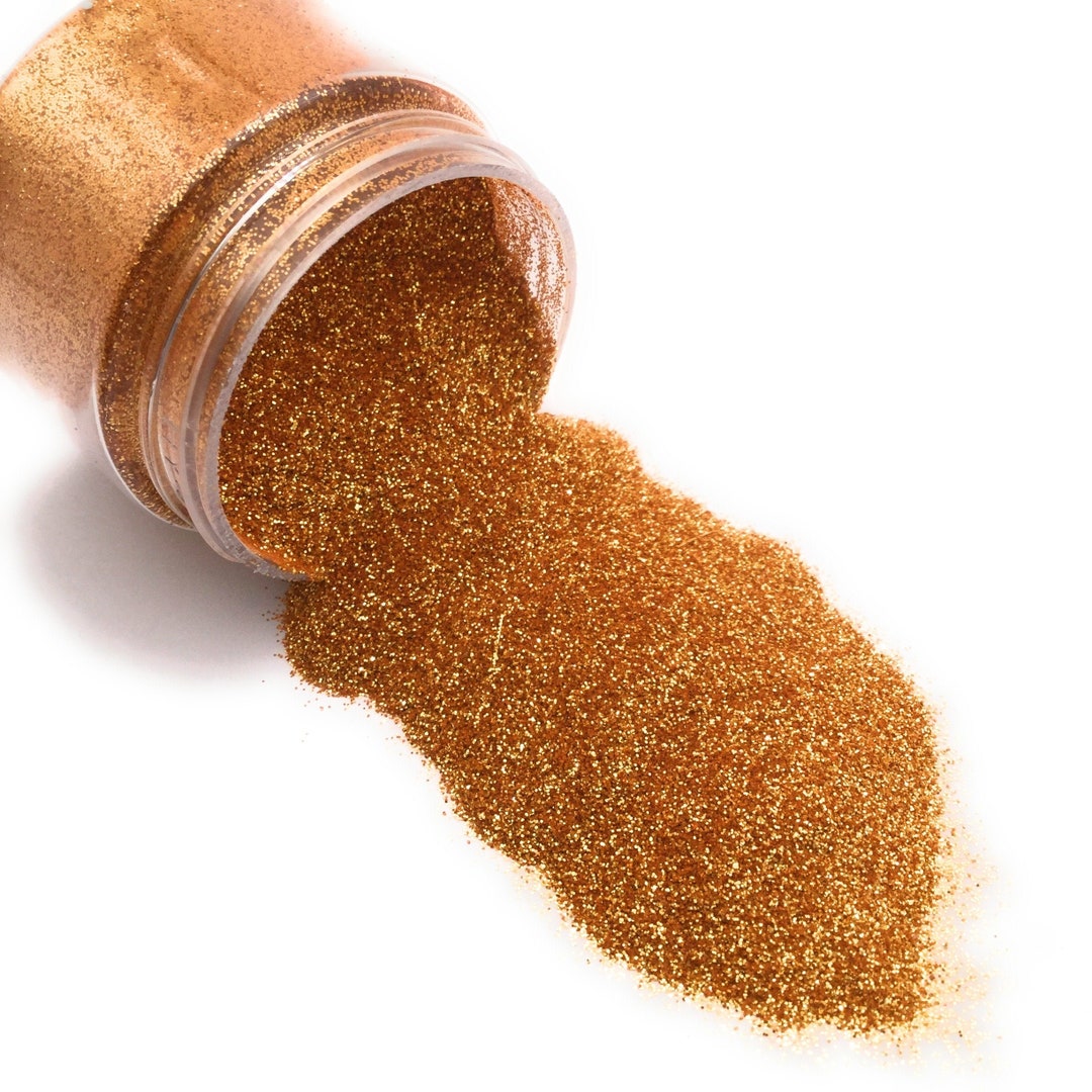 24K GOLD Ultra Fine Loose Glitter, Polyester Glitter, Solvent Resistant ...
