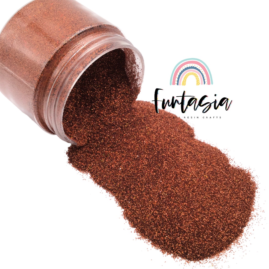 RUST HOLOGRAPHIC Ultra Fine Loose Glitter, Polyester Glitter, Solvent ...
