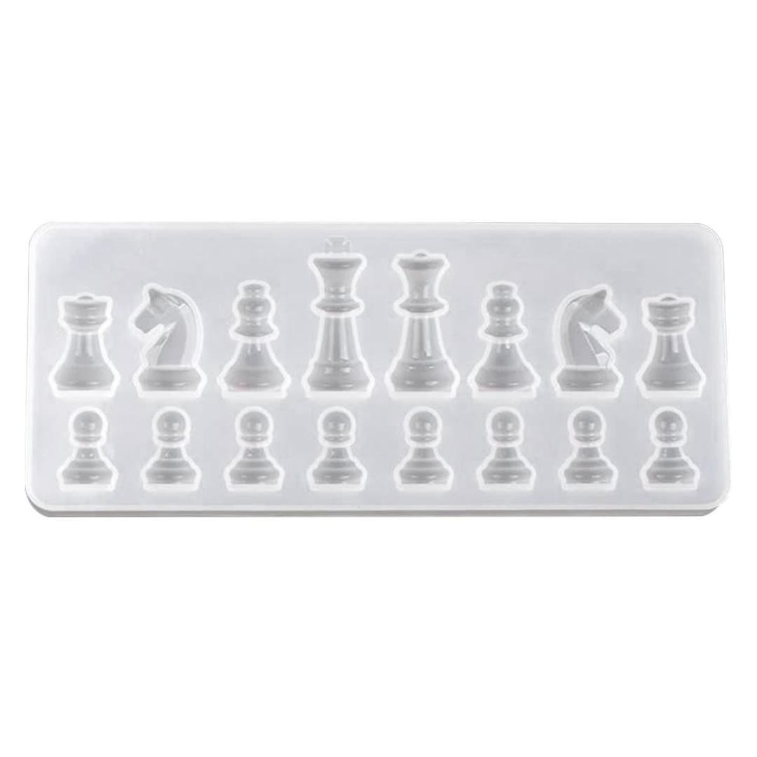 Chess Resin Mold, Shiny Mold, Silicone Molds for Epoxy Crafts, Resin ...
