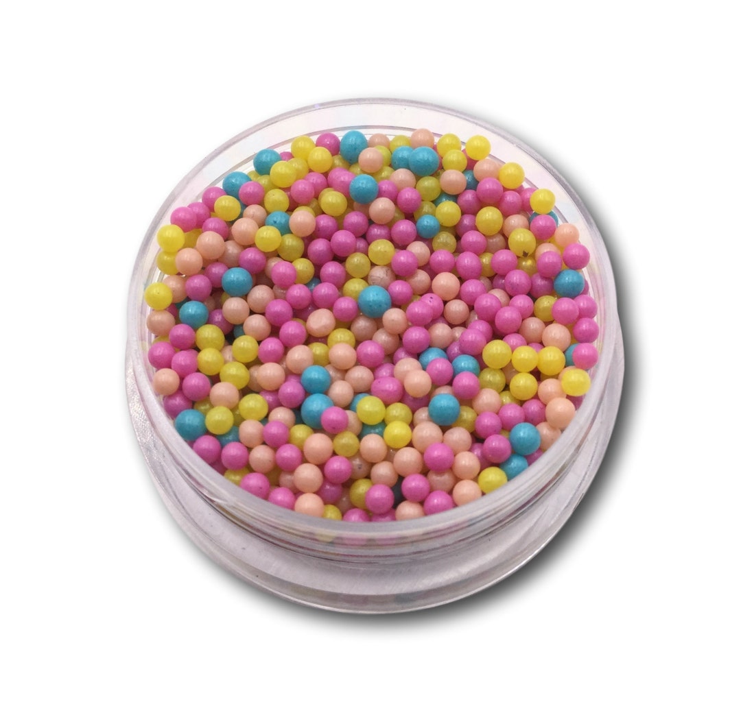Pink Cupcake Mix Nonpareil Sprinkles, 2mm Caviar Beads, Fake Sprinkles ...