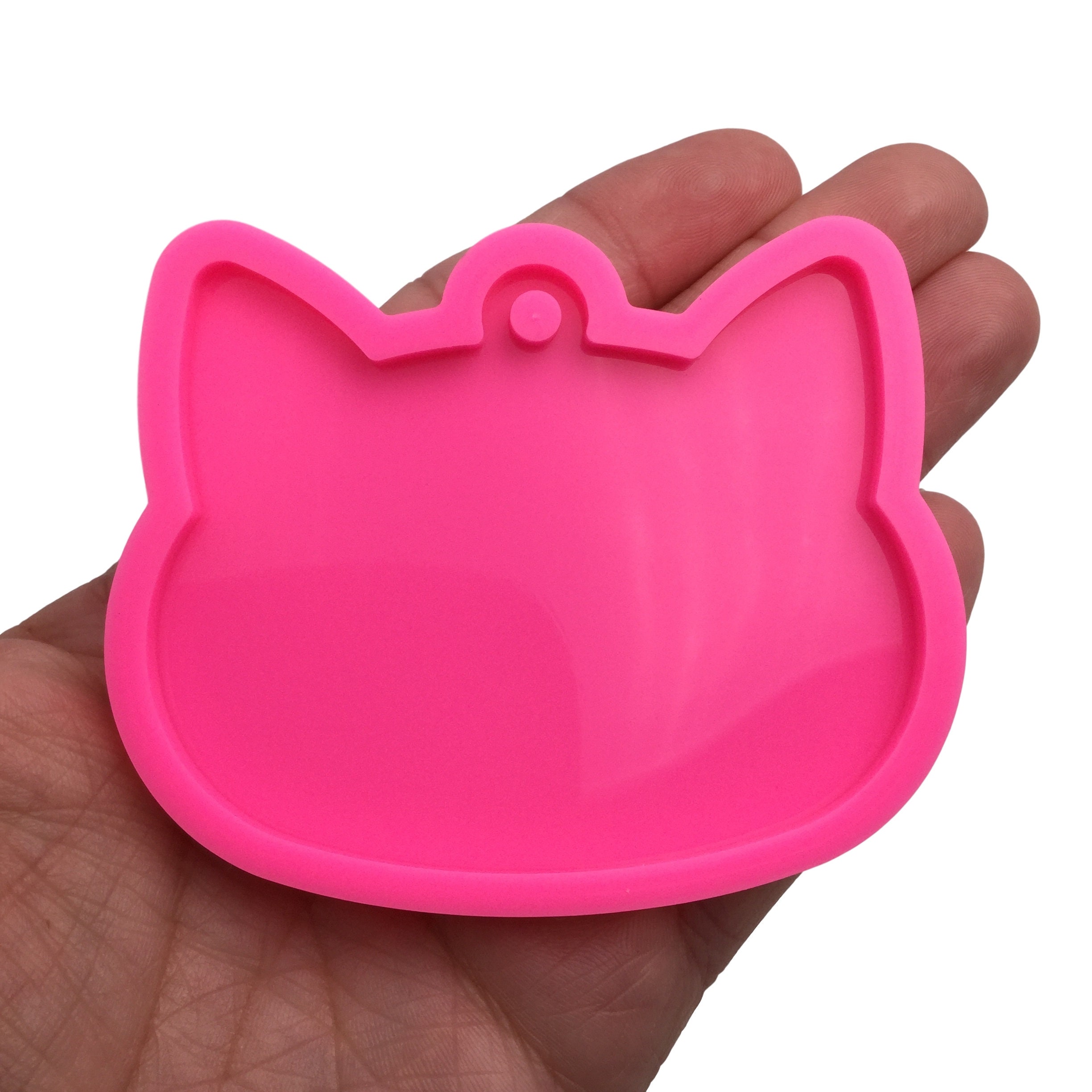 Cat Face Silicone Mold Shiny Mold Silicone Molds for Epoxy - Etsy