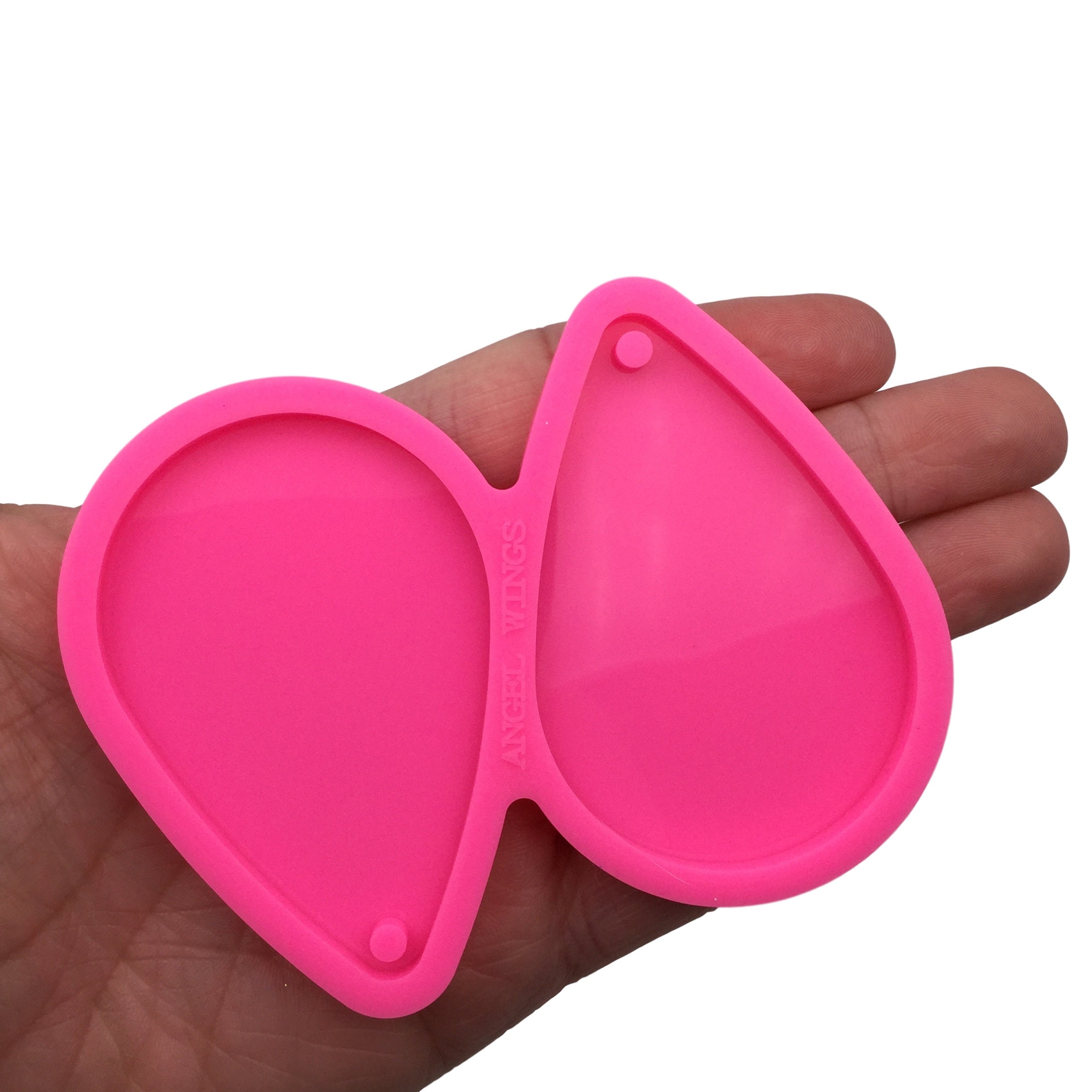 Shiny Teardrop Earring Mold Shiny Silicone Molds for Epoxy - Etsy