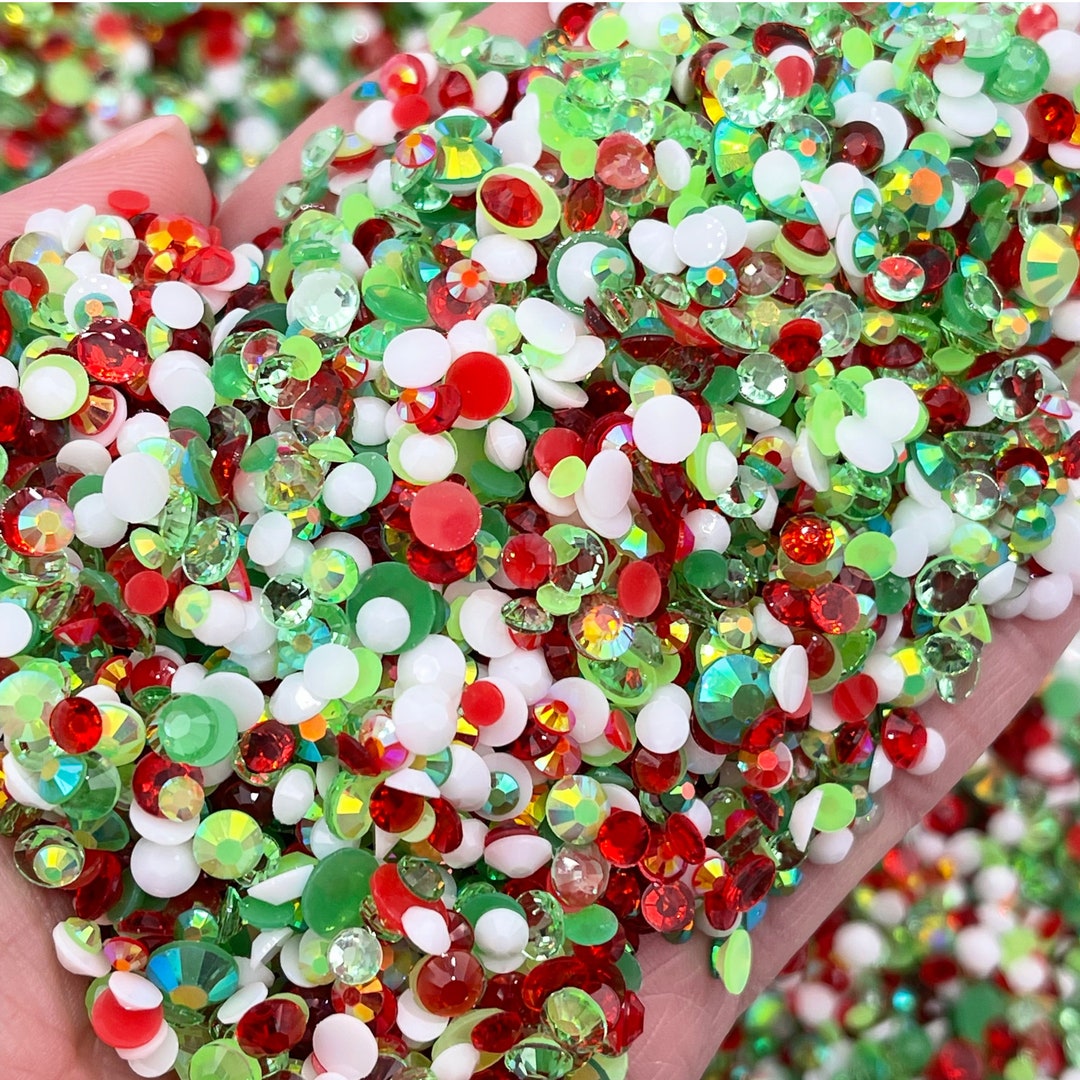 Holiday Resin Rhinestone Mix- Bulk Bag 5000pcs - Etsy