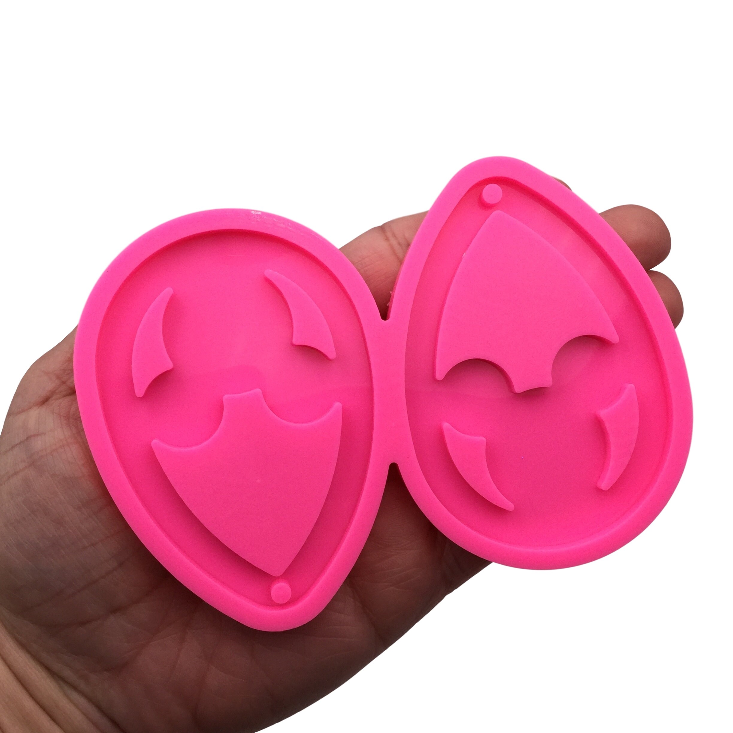 Shiny Mouse Teardrop Earring Mold, Shiny Silicone Molds for Epoxy ...