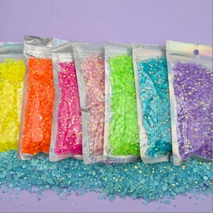 BULK Jelly Resin Rhinestones 5000pcs/3000pcs, Choose Size and Color ...