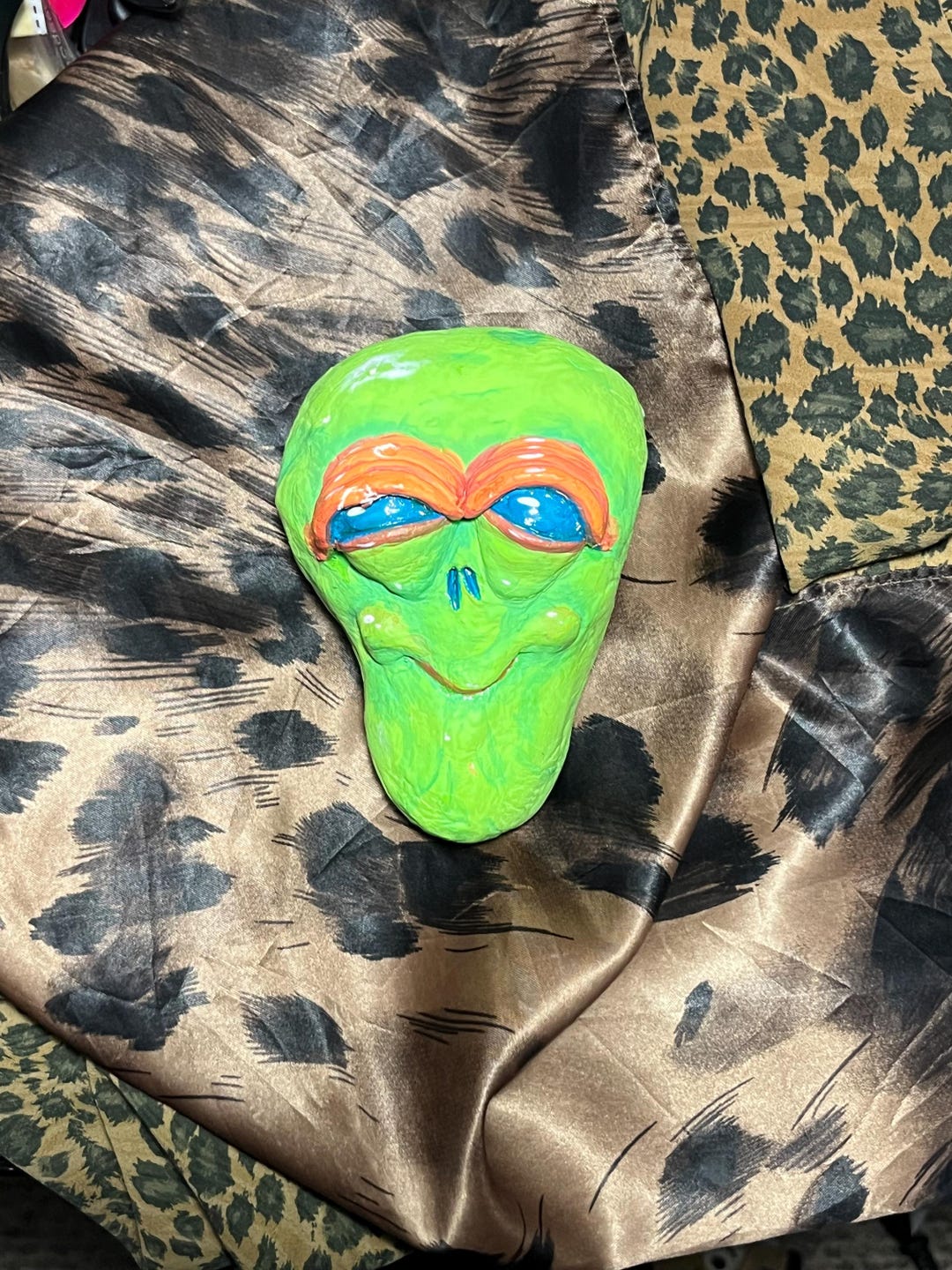 Green Alien Head Wall Decor - Etsy