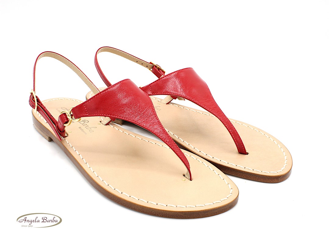 The Jacqueline Sandal - Woman Handmade Capri Sandals - Made in Italy ...