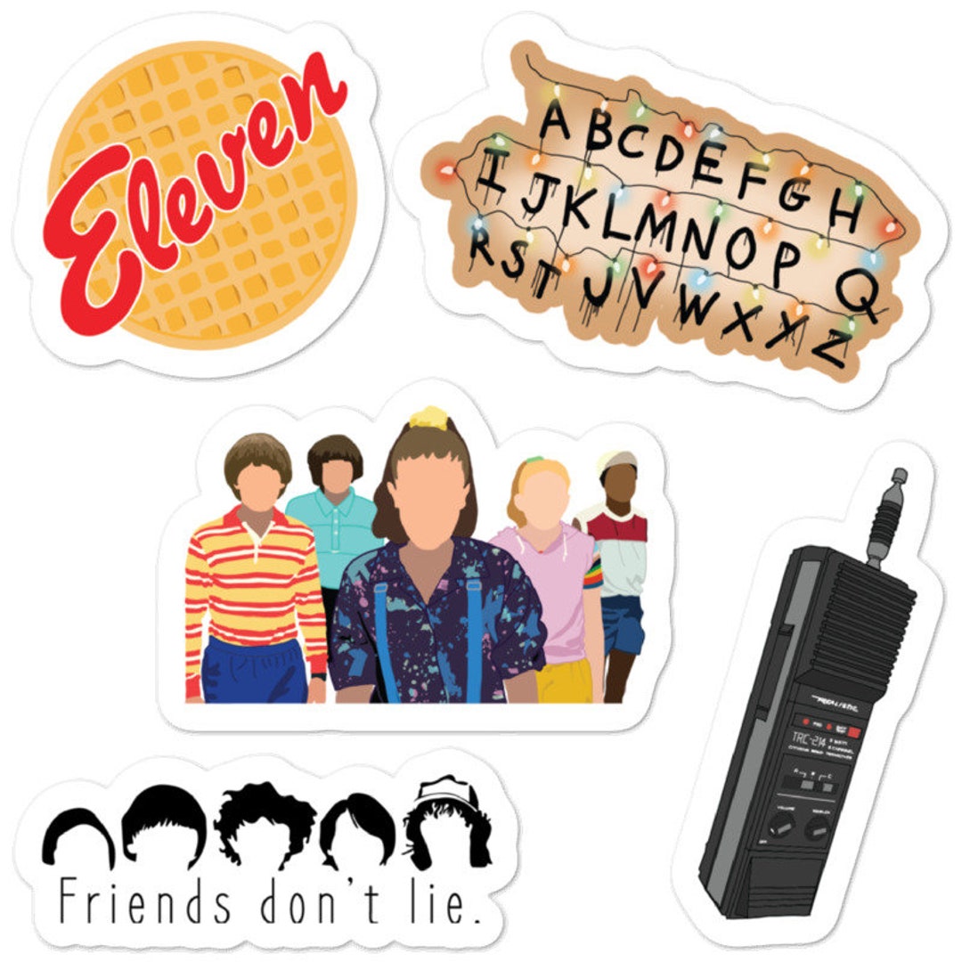 STRANGER STICKER PACK • High-quality Vinyl • 5 Stickers - Etsy
