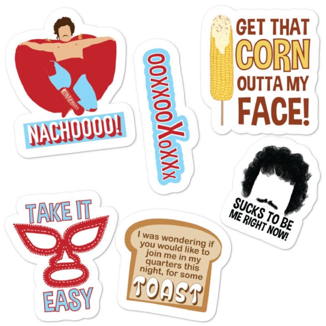 NACHO Sticker Pack • High Quality Vinyl • 6 Stickers - Etsy