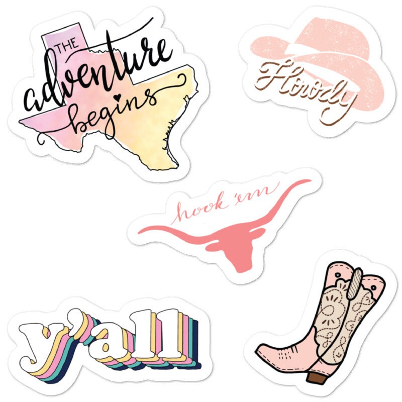 Texas Sticker - Etsy