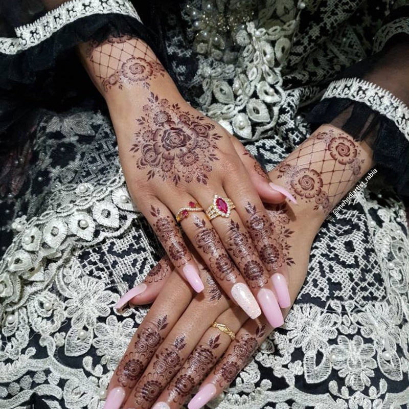 Henna Sticker Bridal - Etsy UK