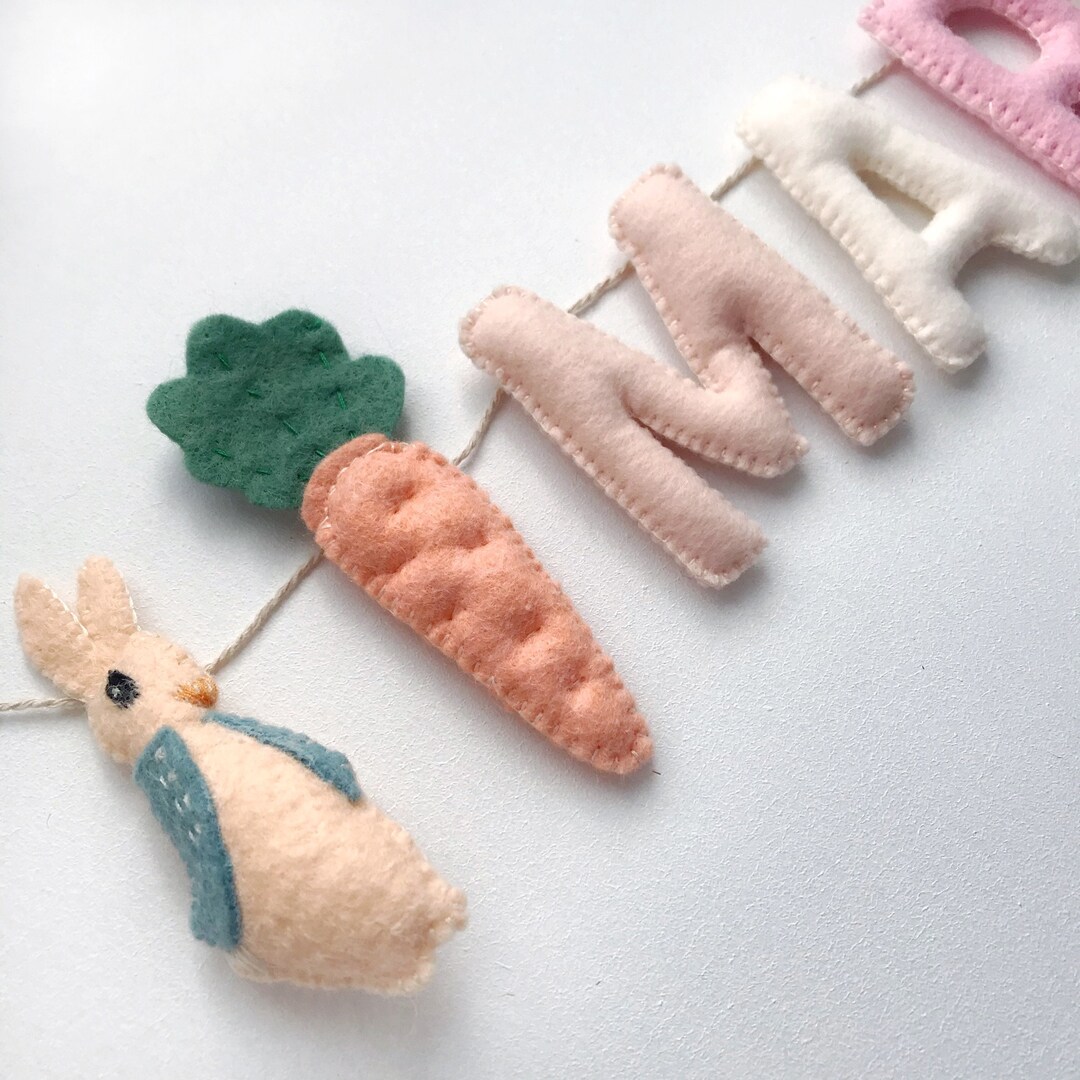 Felt Name Banner, Felt Name Garland, Baby Name Signs, Name Banner for ...