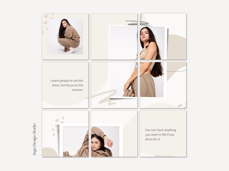 Minimal Instagram Templates, Minimalist Canva Instagram Templates ...