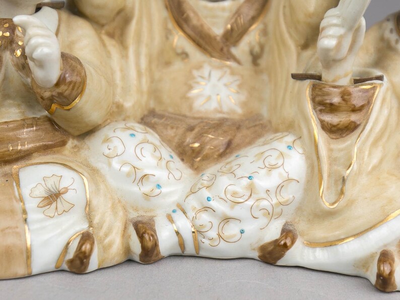 Rare 1800s German Nodding Head Hand-painted Porcelain Figurine ...