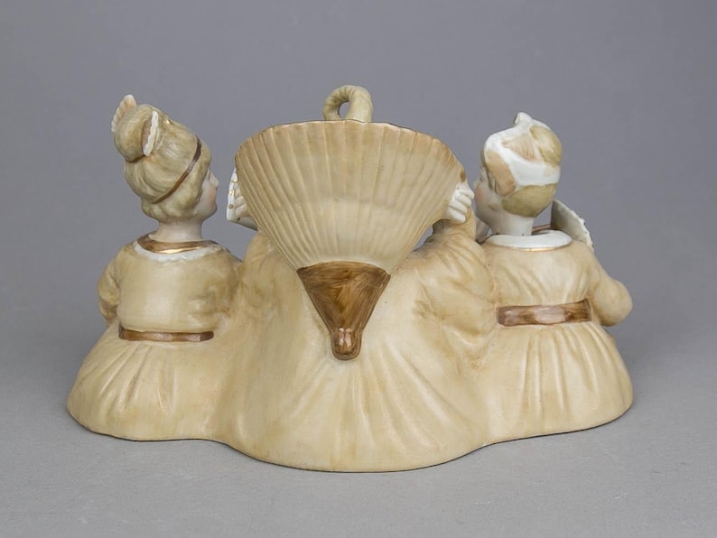 Rare 1800s German Nodding Head Hand-painted Porcelain Figurine ...