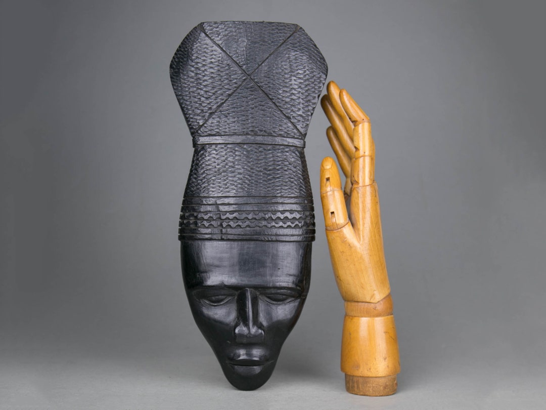 Vintage/ Retro AFRICAN Wall Relief Hand-carved Wood Wall Hanging, 1980s ...