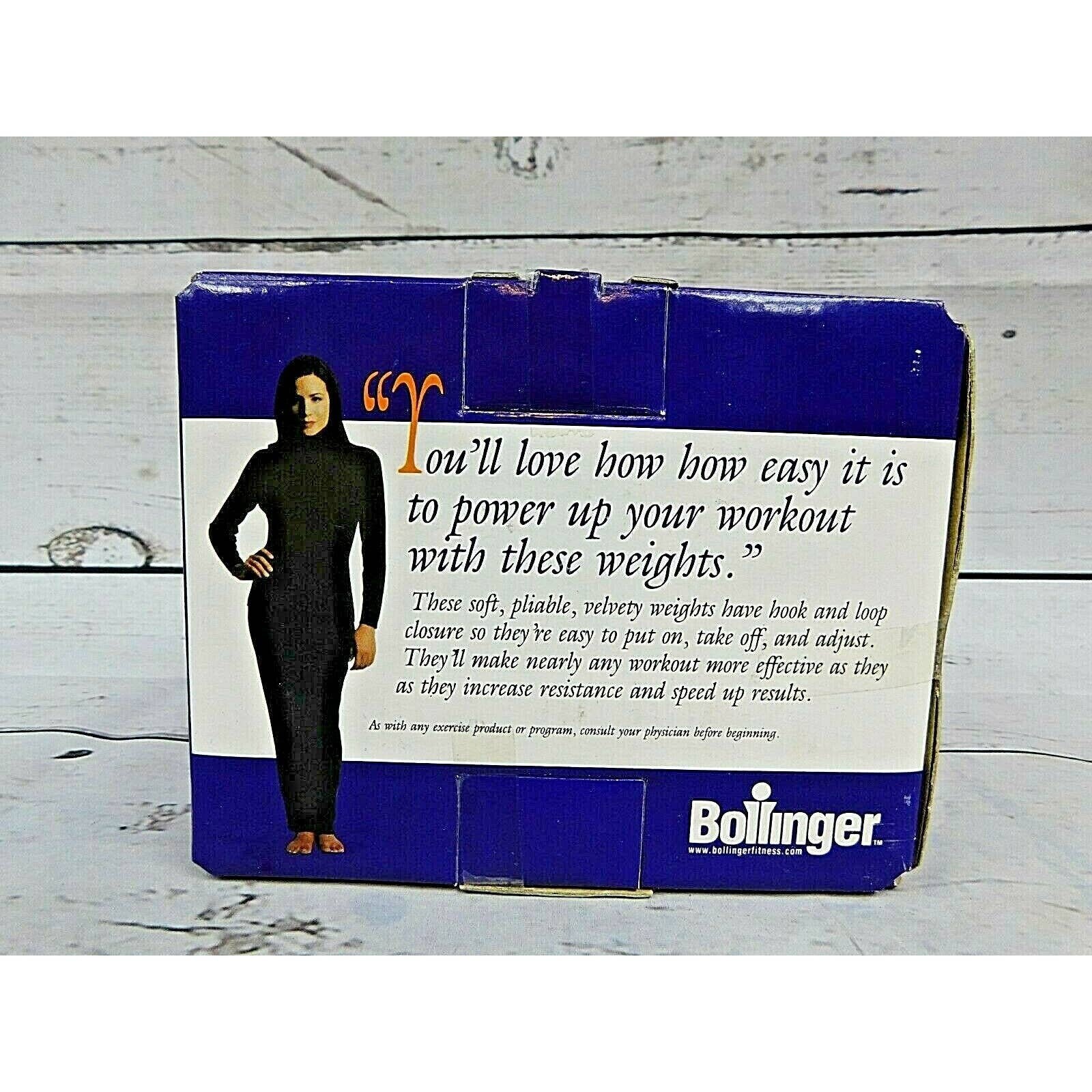 Set 2 Bollinger Solar Soft Touch Ankle Wrist Work Out Weights 1.5lb VTG ...