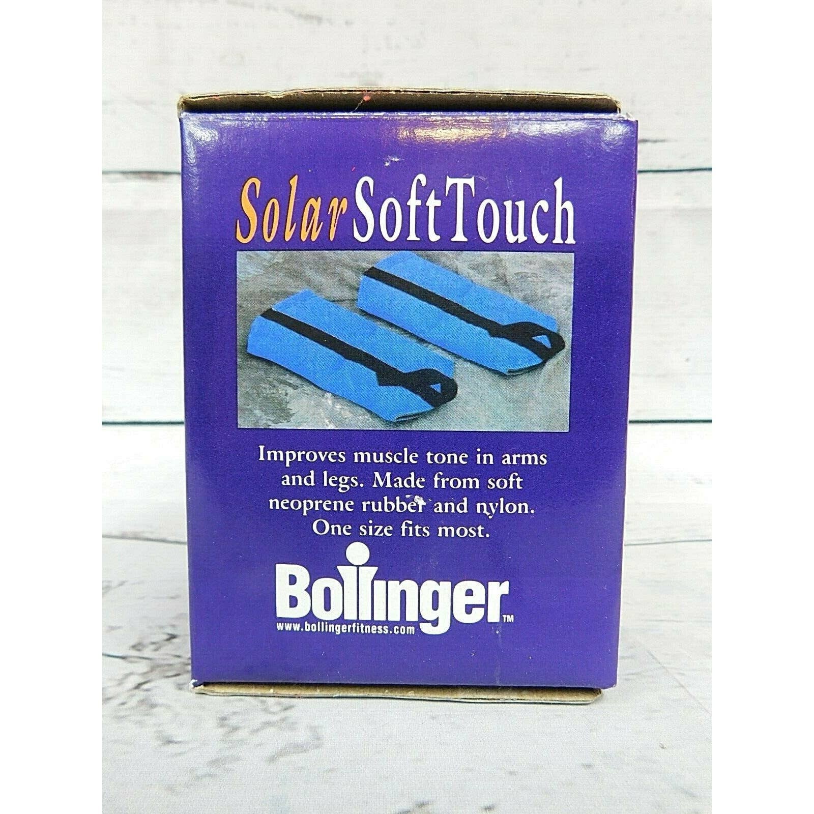 Set 2 Bollinger Solar Soft Touch Ankle Wrist Work Out Weights 1.5lb VTG ...