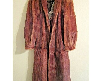 Kolinsky Fur Coat - Etsy