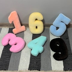 Number Pillow - Etsy