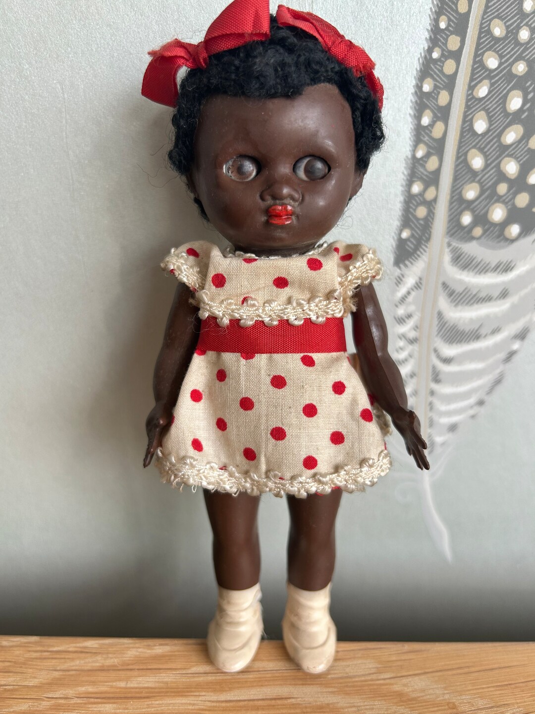 Rare Vintage Tiny Black Pedigree Hard Plastic Doll 1950s - Etsy