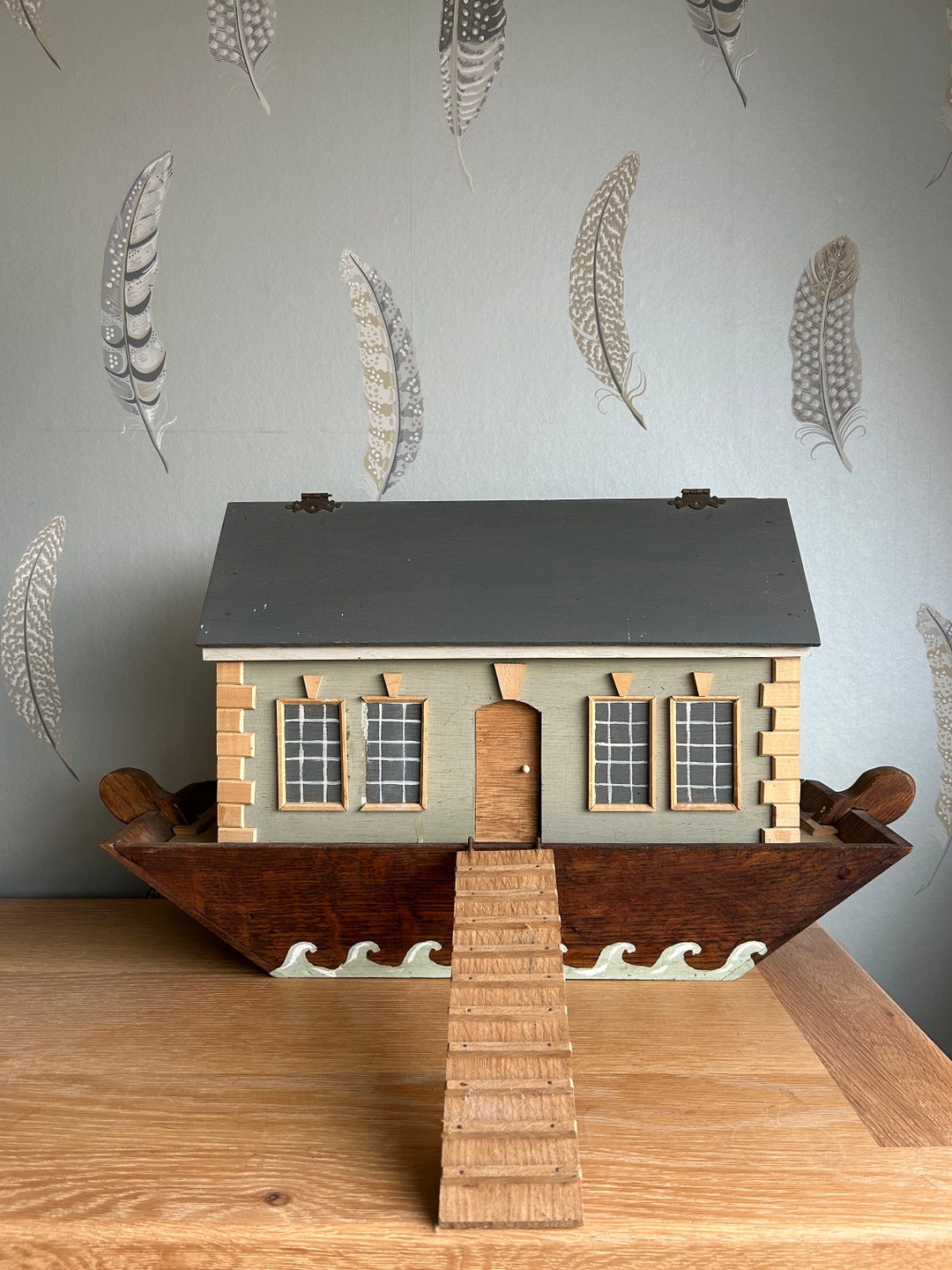 Vintage Hand Made Noahs Ark - Etsy