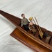 Antique Toy/model Rowing Boat With Rowers and Dog - Etsy