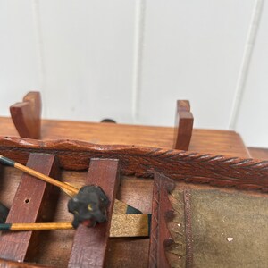 Antique Toy/model Rowing Boat With Rowers and Dog! - Etsy