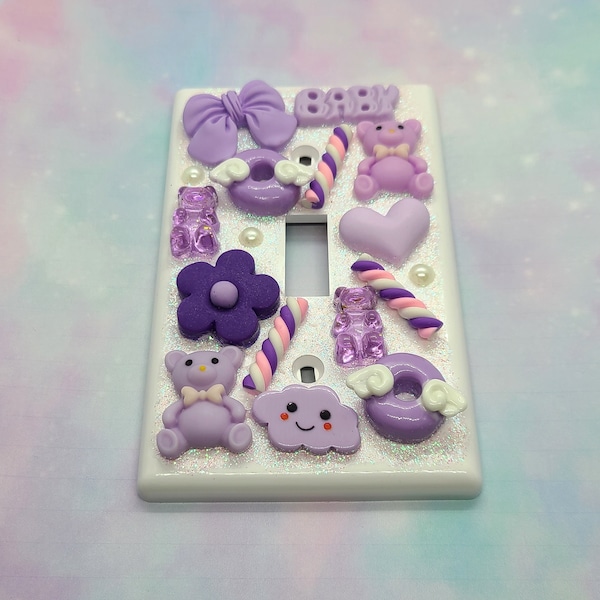 Purple Light Switch Covers - Etsy