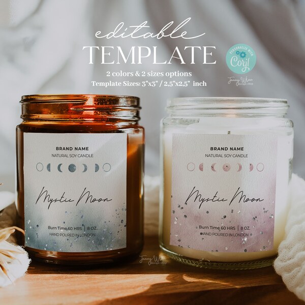 Moon Phase Candle - Etsy