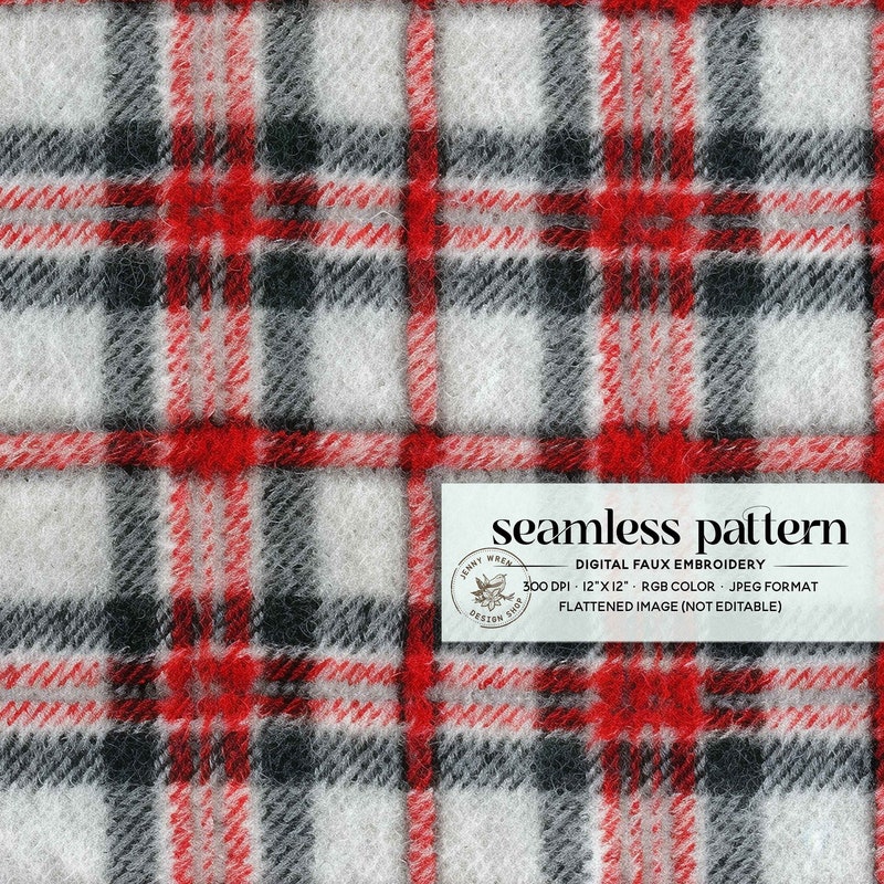 Red Gray Fabric - Etsy